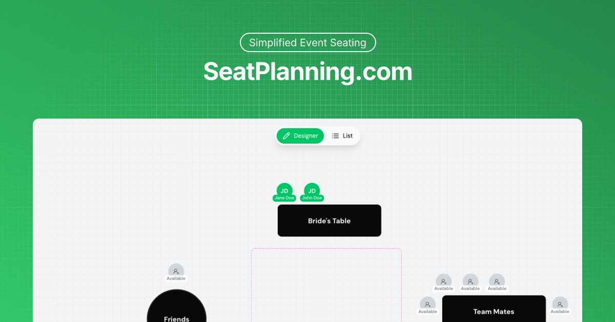 Free Seating Chart Builder - Create Professional Seating Plans Online ...